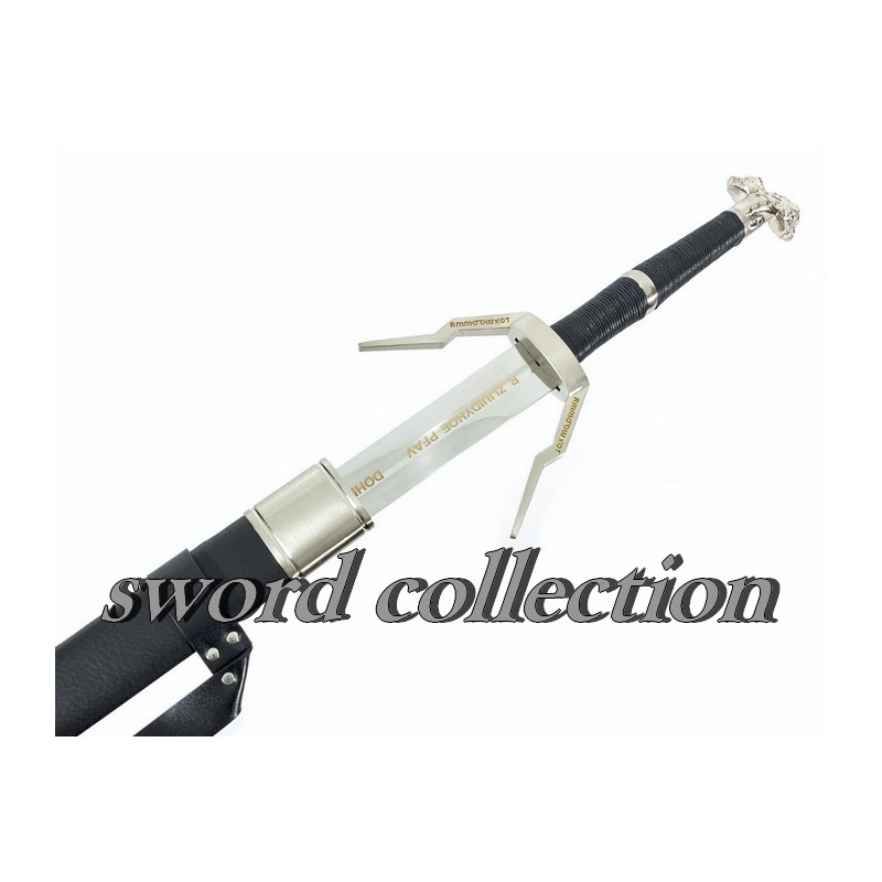 Twin Wolf Blade Geralt of Rivia Engraved Blade The Witcher III ...