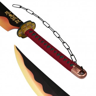 2 Twin Swords of Tengen Demon Slayer Collectible Replica 80cm