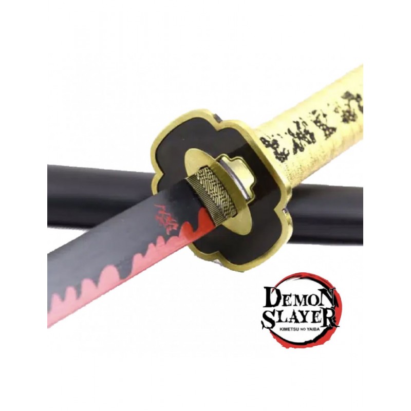 Katana de Yoriichi Tsugikuni Demon Slayer Reproduction de collection 104cm