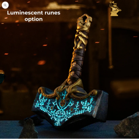 Thor's Hammer God of War Ragnarok Collectible Reproduction 60cm